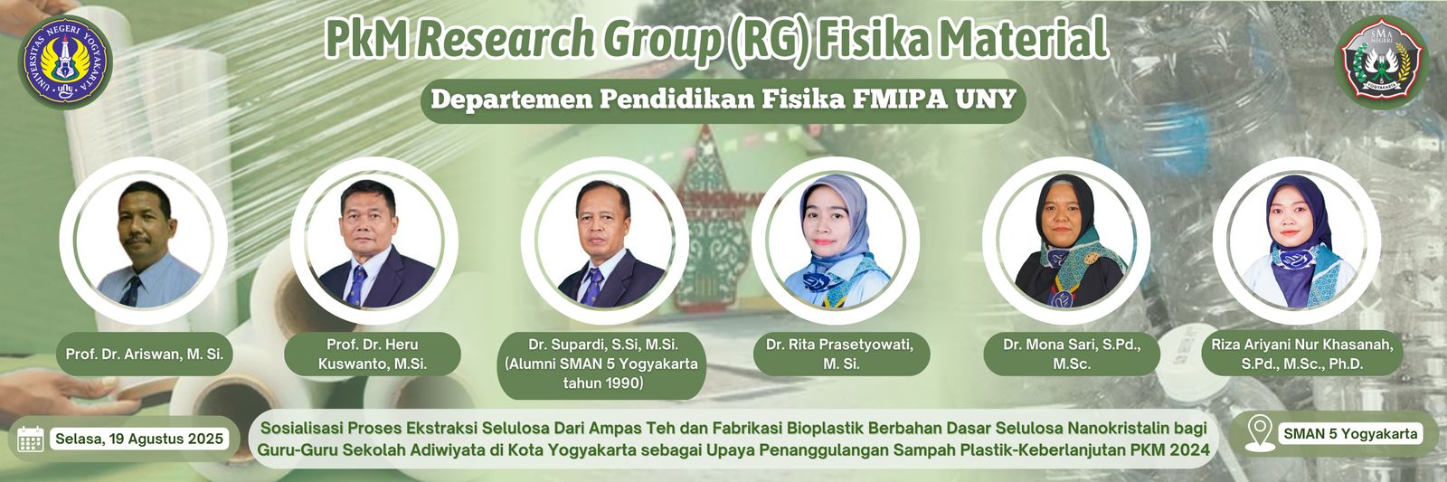 DAFTAR DOSEN | Program Studi Pendidikan Fisika